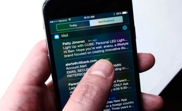 IOS Tip Delete Mail Messages Directly From Notification Center Here 