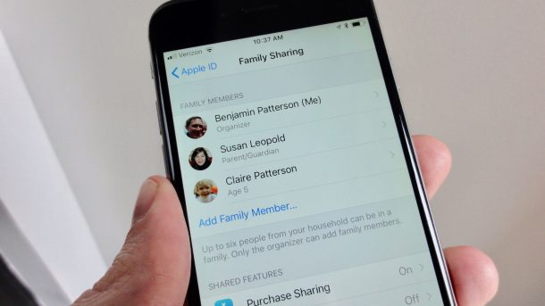 How to get started with Apple Family Sharing for iPhone and iPad